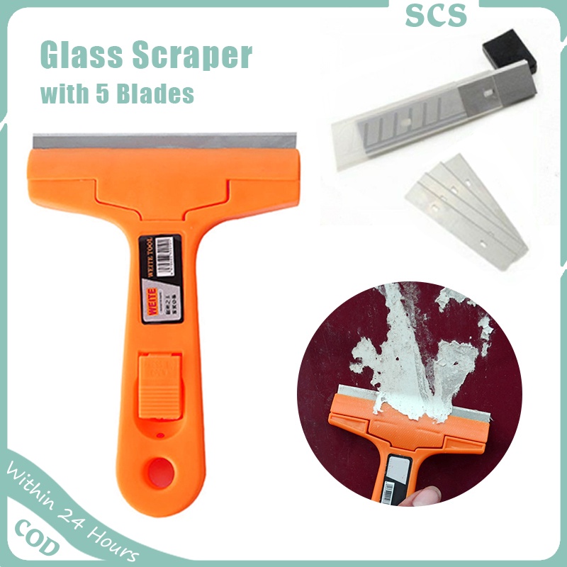 Portable Cleaning Scraper Glass Floor Tiles Scraper Cleaning Shovel ...