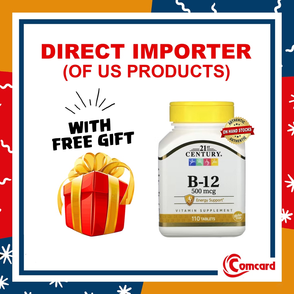 21st B-12 500mcg / 1000mcg / 2500mcg Prolonged Release or Quick ...