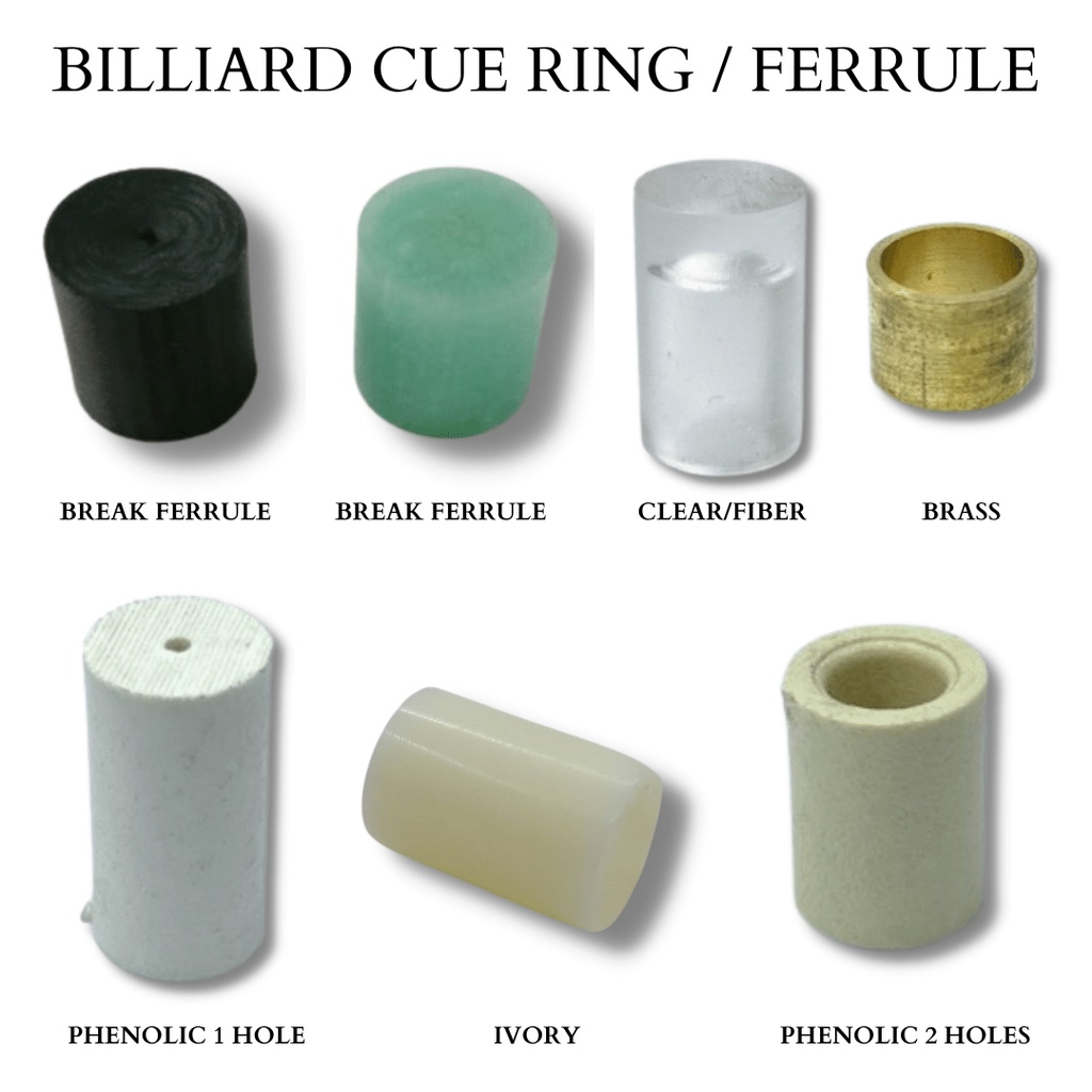 BILLIARD CUE RING OR FERRULE / SINGSING NG TAKO NG BILYARAN / CUE ...