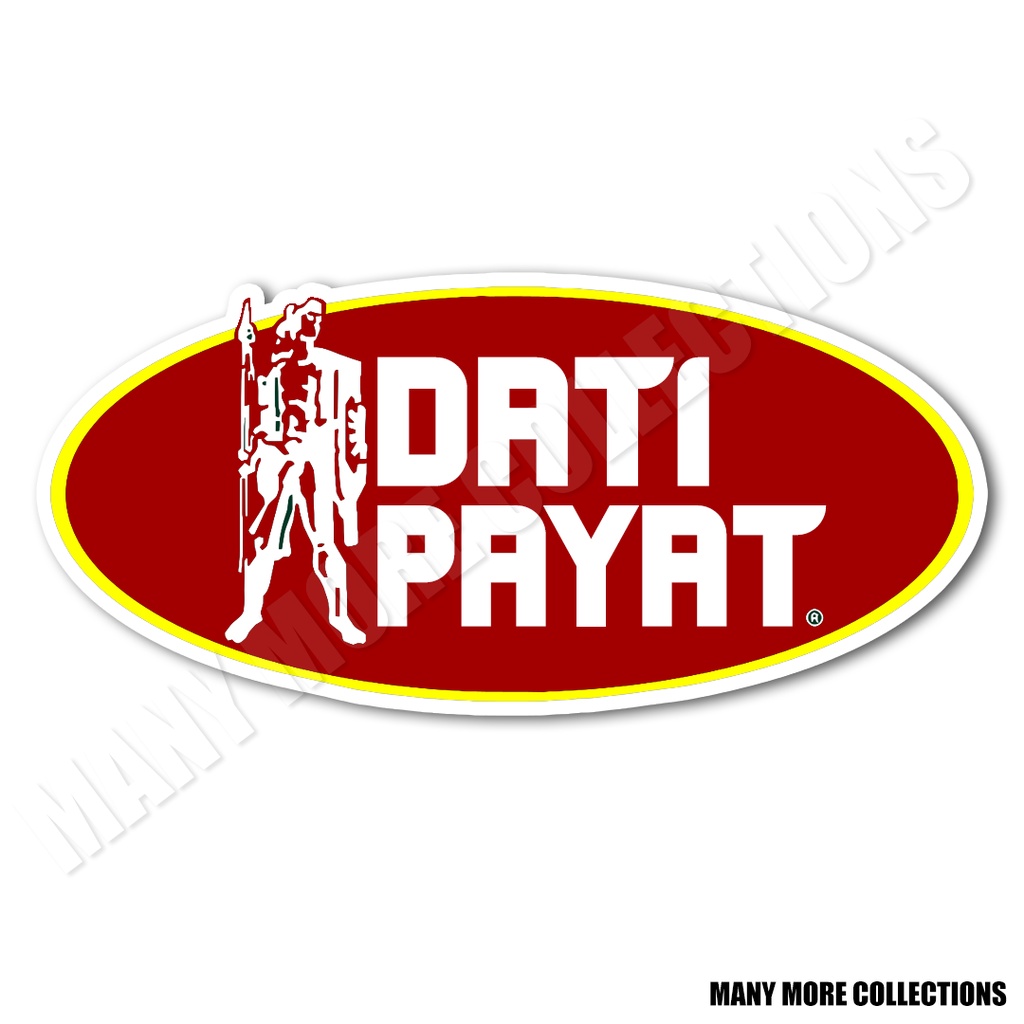 Dati Payat Dina Pumuti logo Laminated Waterproof Viny Sticker | Shopee ...