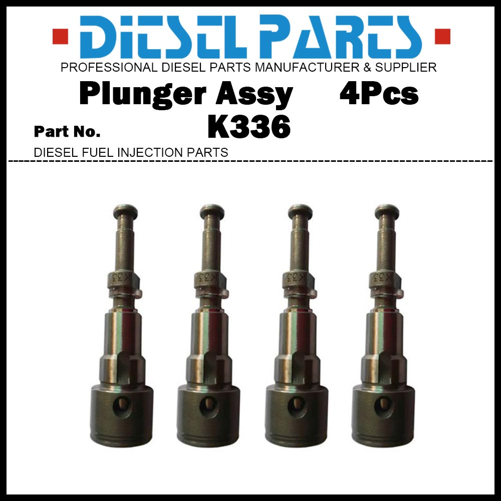 4Pcs Pump Element Plunger and Barrel Assembly K336 140163-4420 for ...