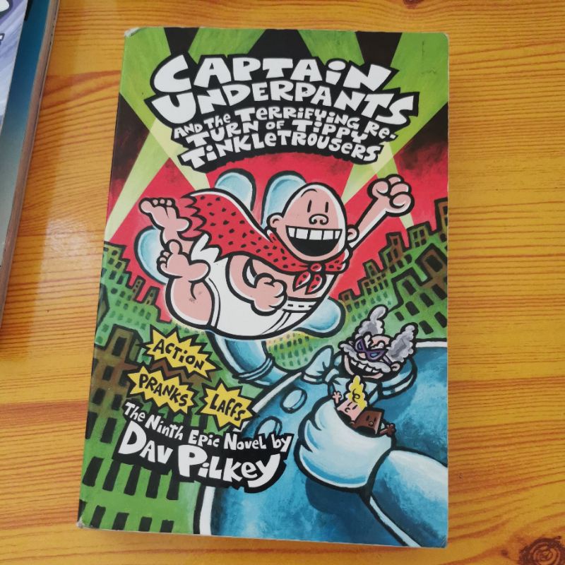 Captain Underpants / Super Diaper Baby by Dav Pilkey | Shopee Philippines