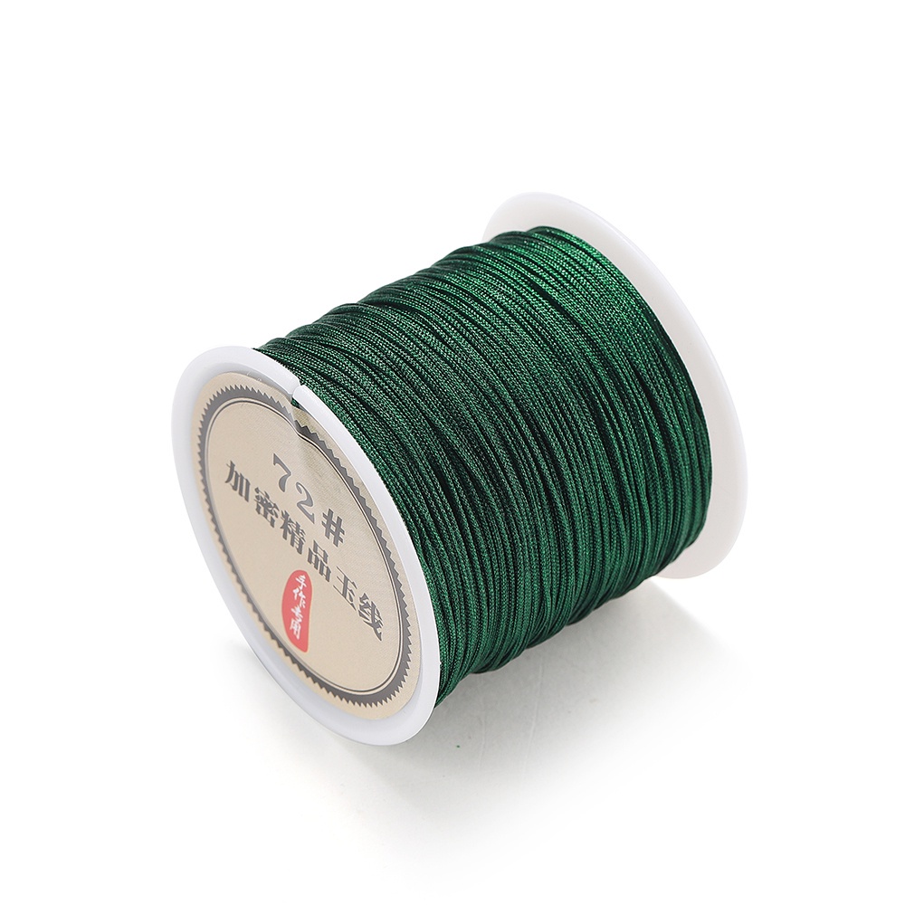 St.Kunkka 1 Roll 50m 0.8mm Wax line beaded rope nylon rope cotton ...