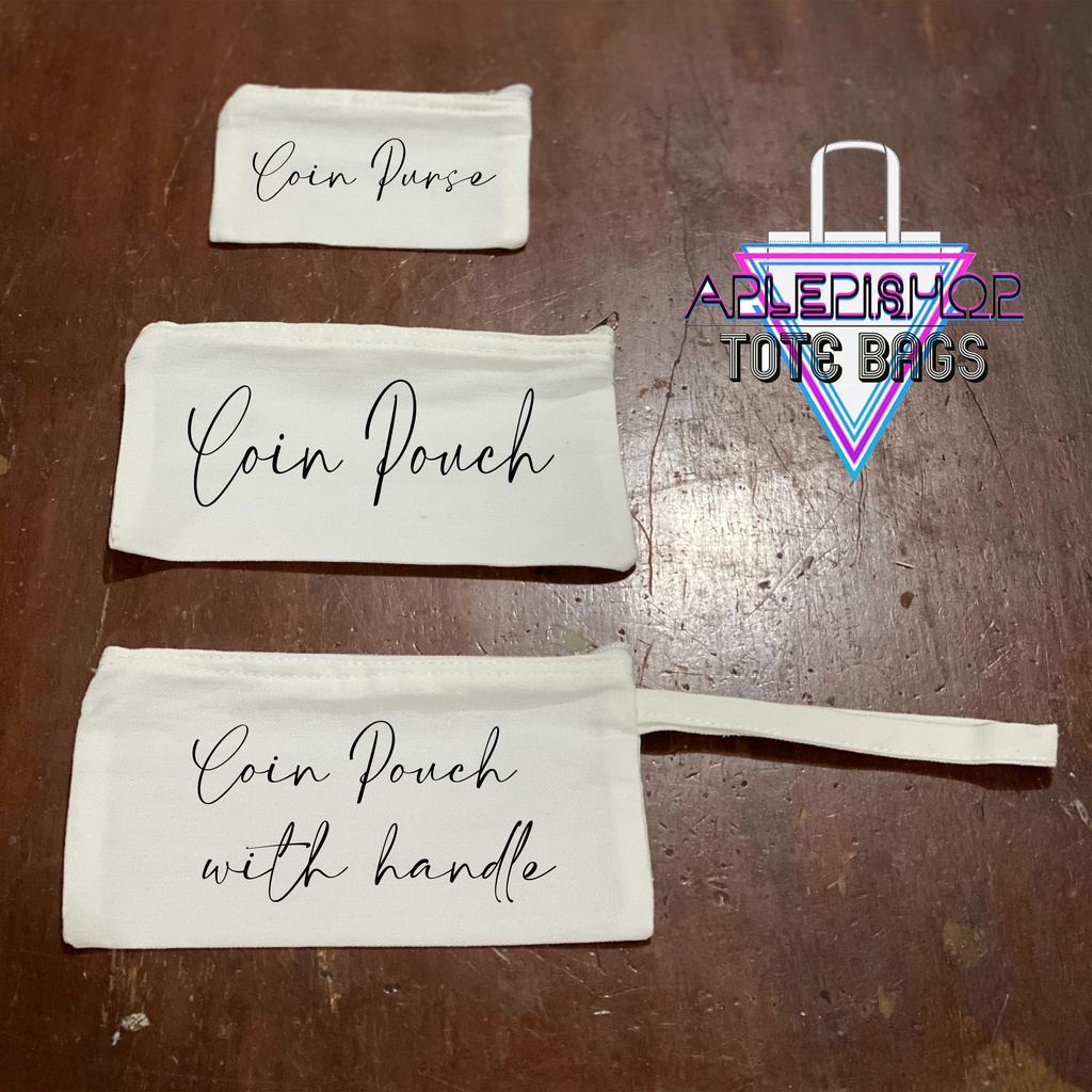 CUSTOMIZE OR PLAIN WALLET COIN PURSE OR POUCH WITH HANDLE OR NO HANDLE ...
