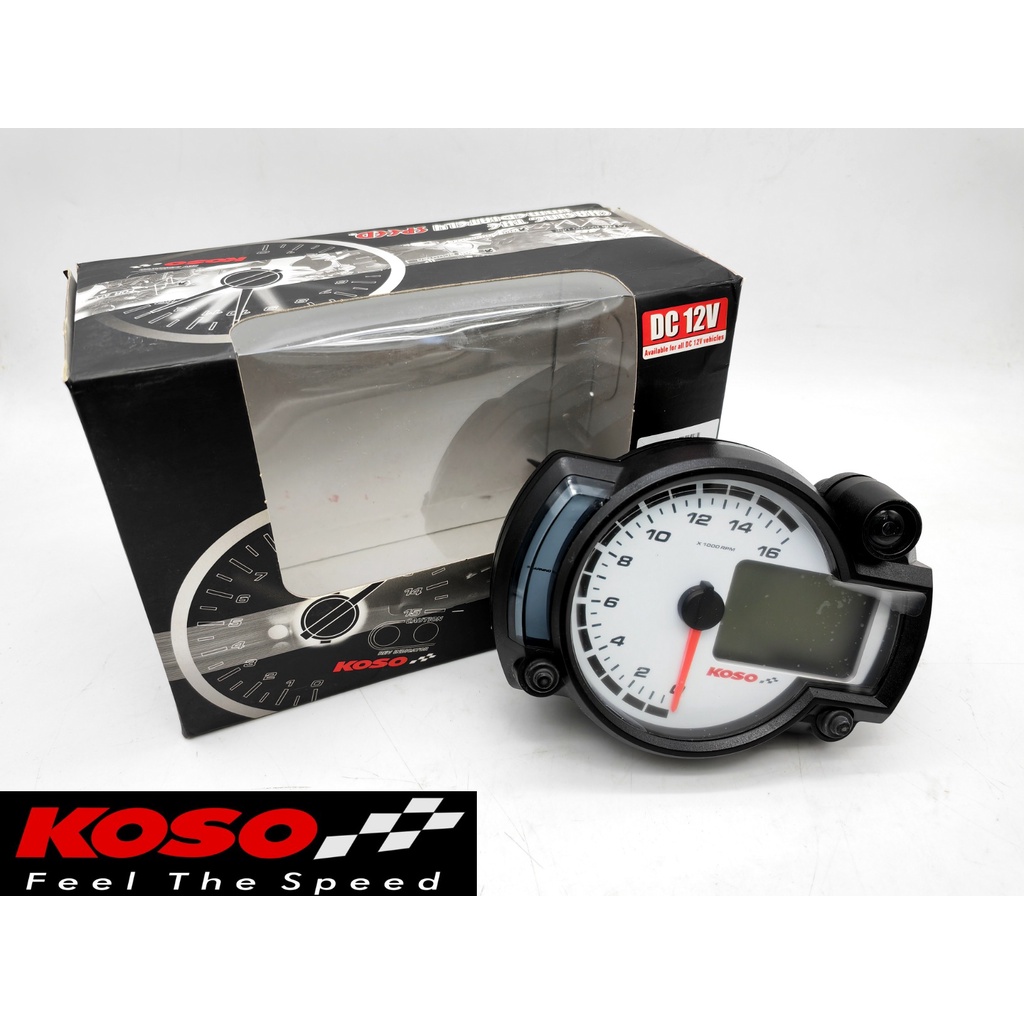 KOSO Speedo Meter Digital RX2NR Race Style Modify Y15ZR LC135 RSX150 ...