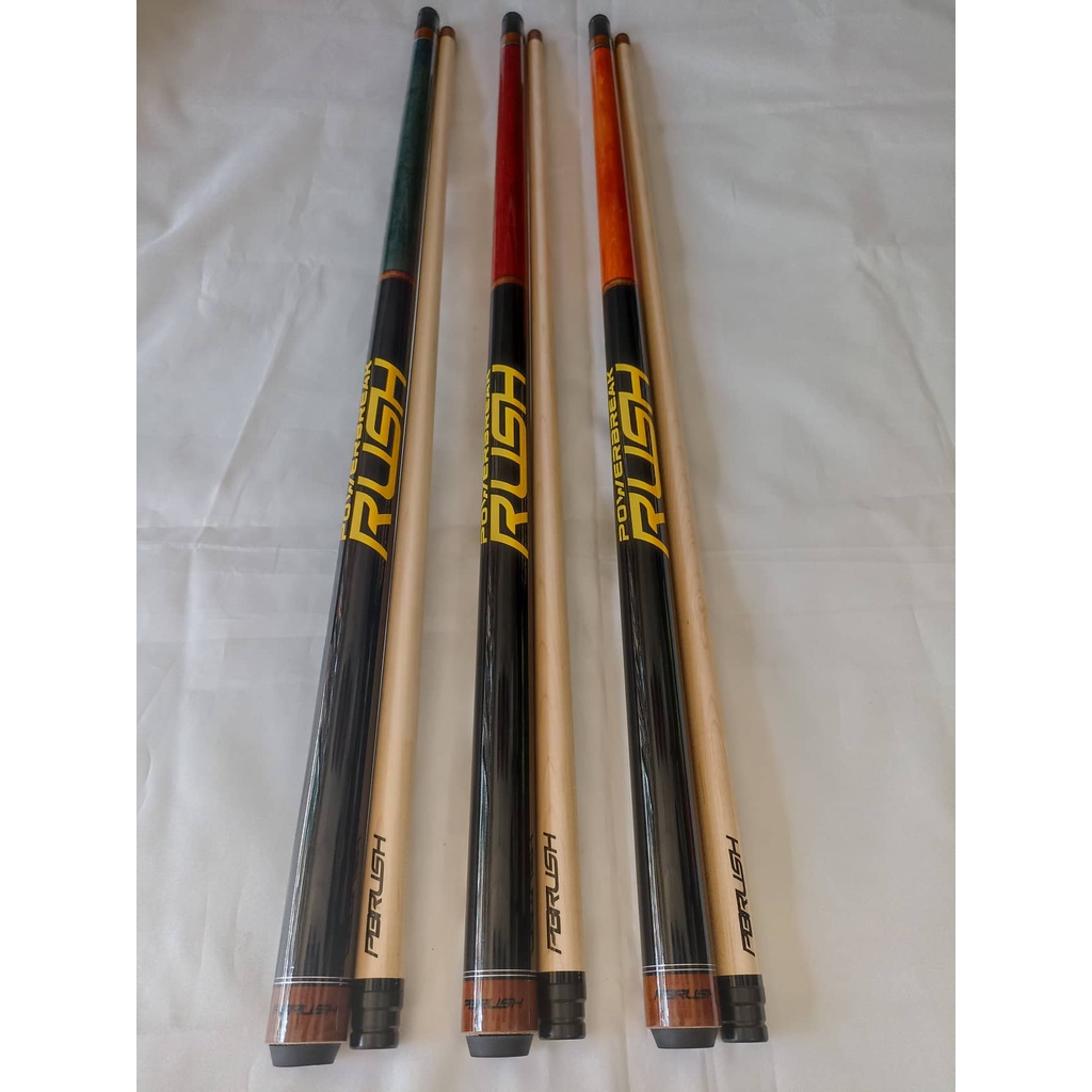Rush power break cue stick with joint protector /tricut cue stick ...