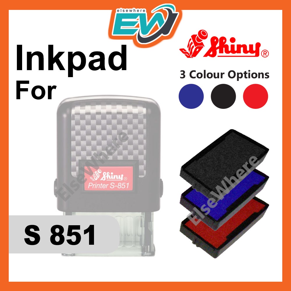 Shiny Ink Pad / Cartridges Refill for Self Inking Stamps S300,S510,S722 ...