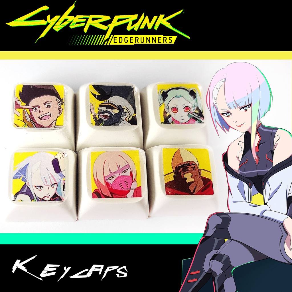 Cyberpunk Edgerunners Keycaps (price per piece) | Shopee Philippines