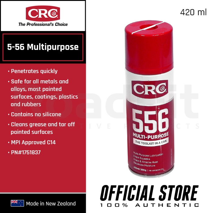 CRC 5-56 Multipurpose Spray Lubricant 420ml, 1 Spray Can, 1751837 ...