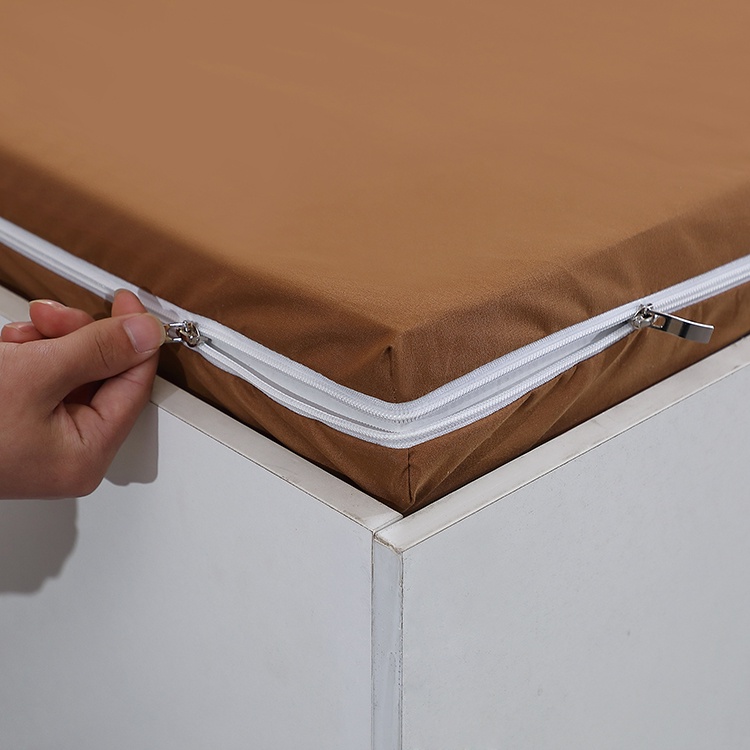 Plain Foam Cover with Zipper 4 Inches 6 Inches Bed Sheet with Zipper ...