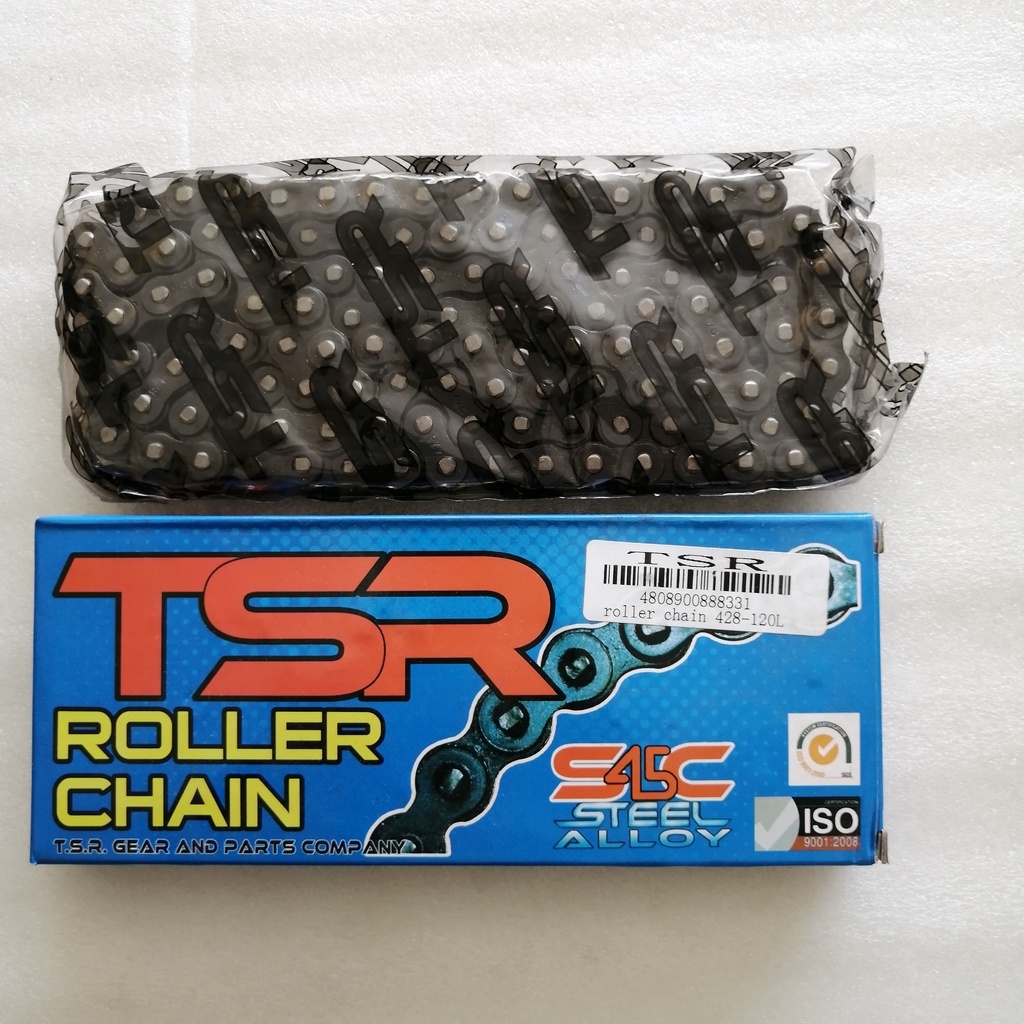Motorcycle Chain 420 X 120L - TSR Black color | Shopee Philippines