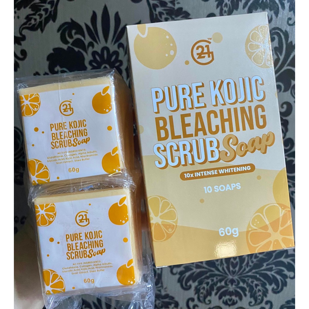 G21 Pure Kojic Bleaching Soap & Scrub BUNDLE (WITH FREEBIE) | Shopee ...