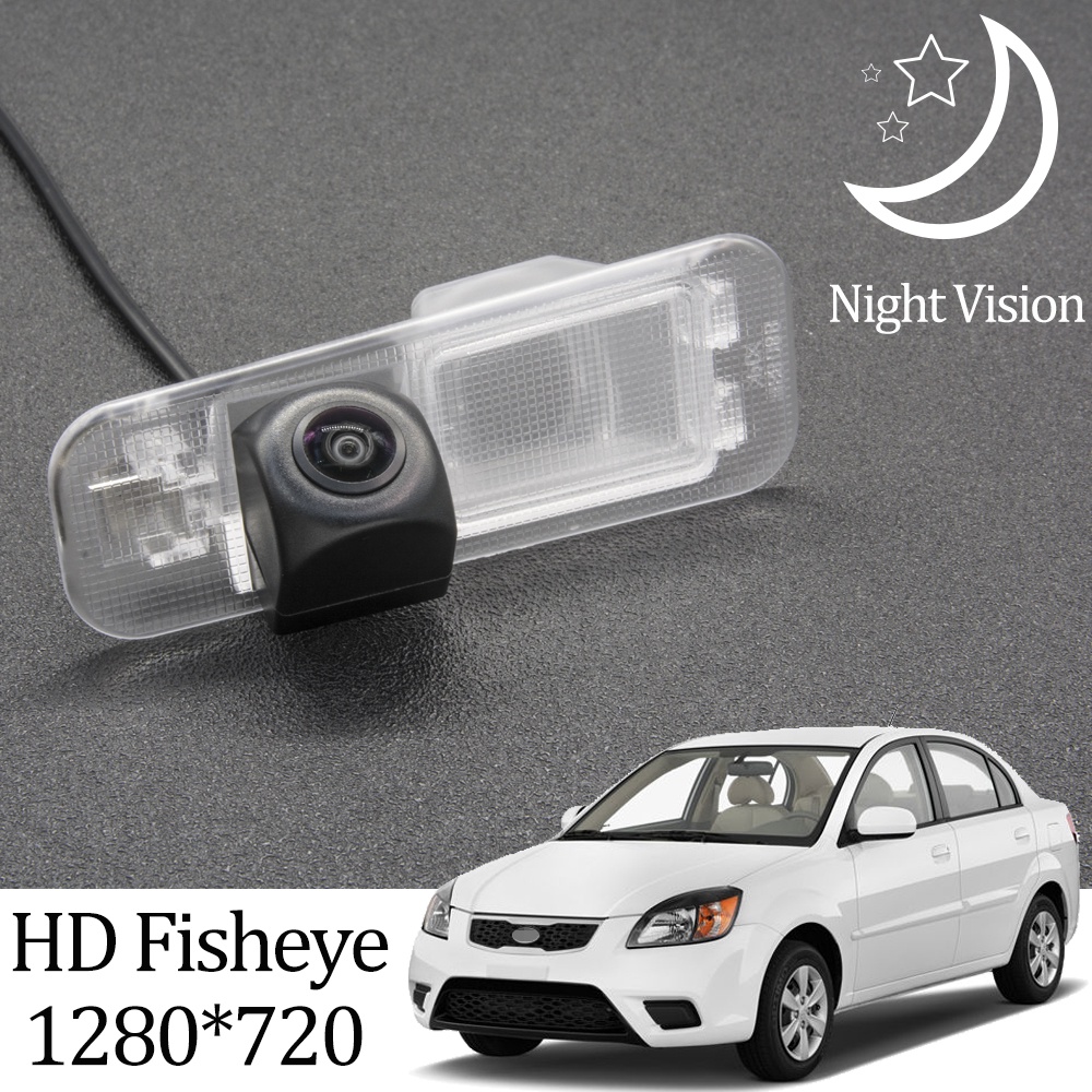 HD Starlight night vision CCD 12V 1280*720 Fisheye Rear View Camera For ...