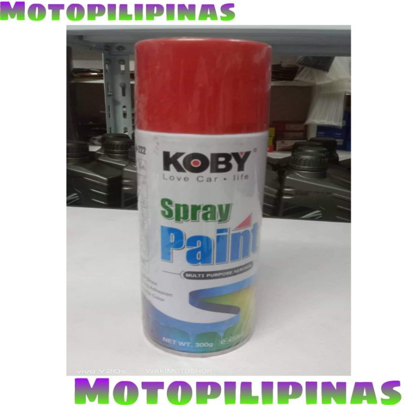 Koby Spray Paint FOr Motorcycle MARS RED Color Love.Car.Life | Shopee ...