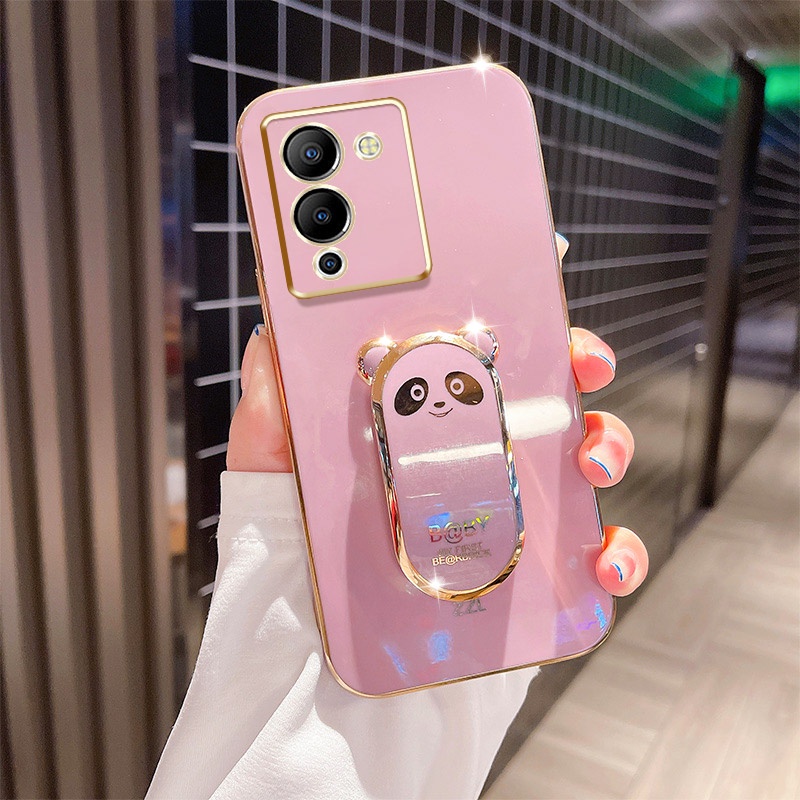 Infinix Note 12 G96 X670 Cartoo Cute Bear Stand 6D Luxury Fine Hole ...