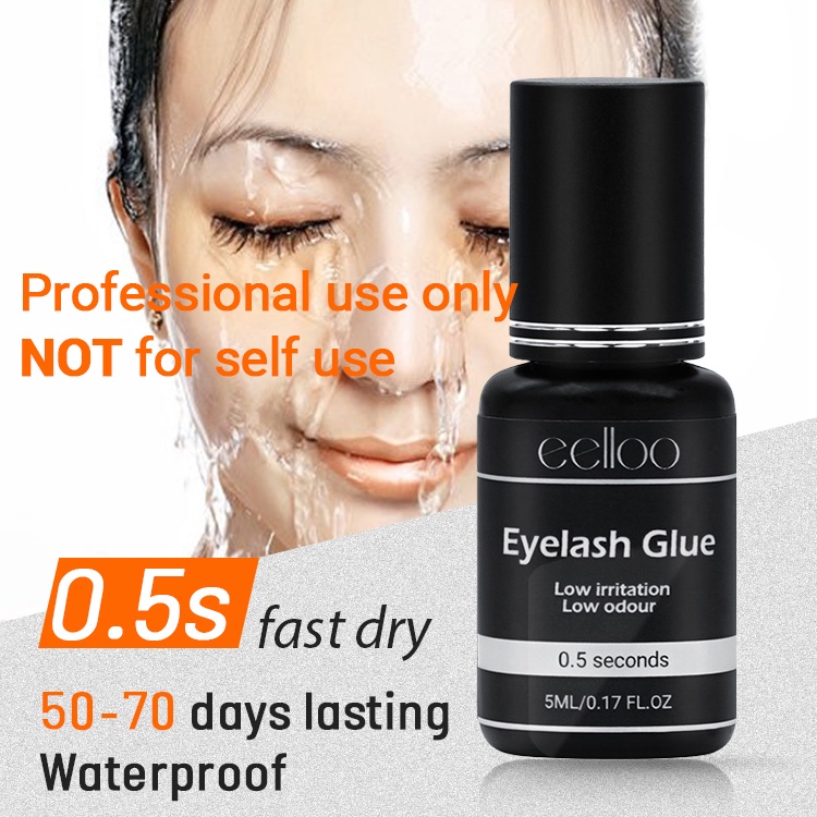 Eelloo 0.3s 0.5s Fast Dry 50-70 Days Eyelash Extension Glue False Lash ...