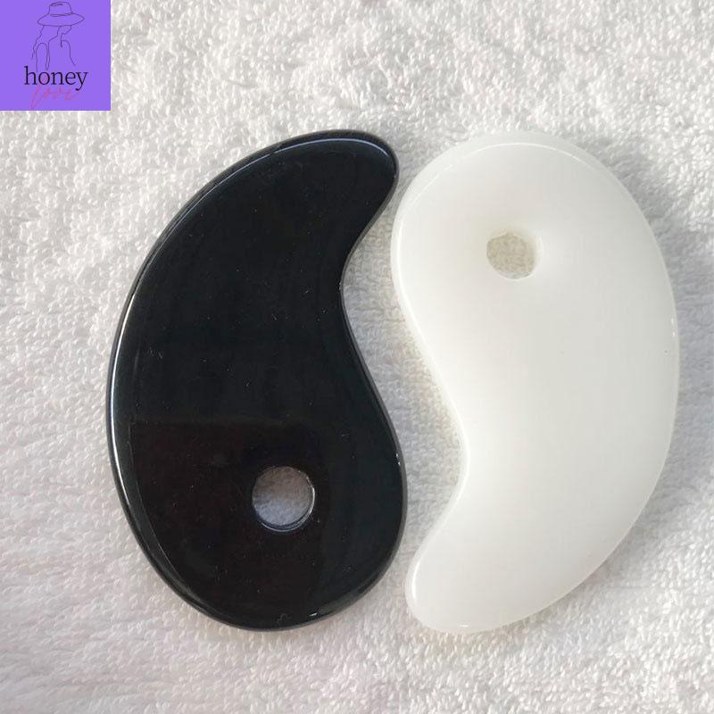 Resin heart-shaped scraping tablets massage back neck waist beauty ...