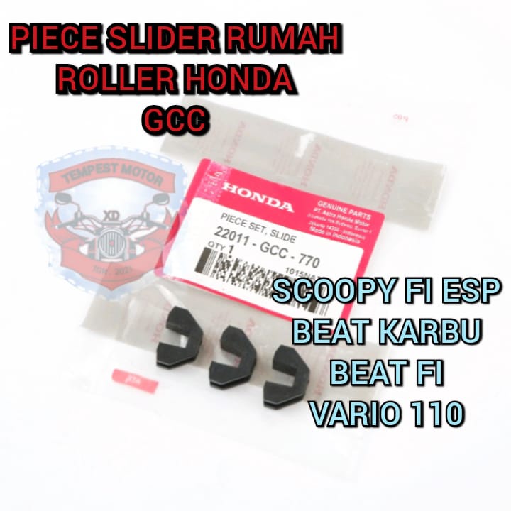 SLIDE PIECE BEAT , VARIO , SPACY SCOOPY fi esp karbu rubber slider set ...