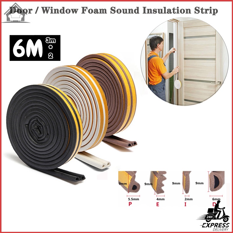 6 Meters DIE Door And Window Sealing Strip Anti-collision Rubber Strip ...