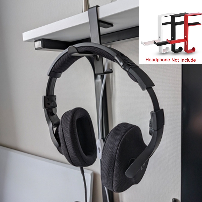 Universal Headset Clip Stand Holder Headphone Desk Hook Bookshelf ...