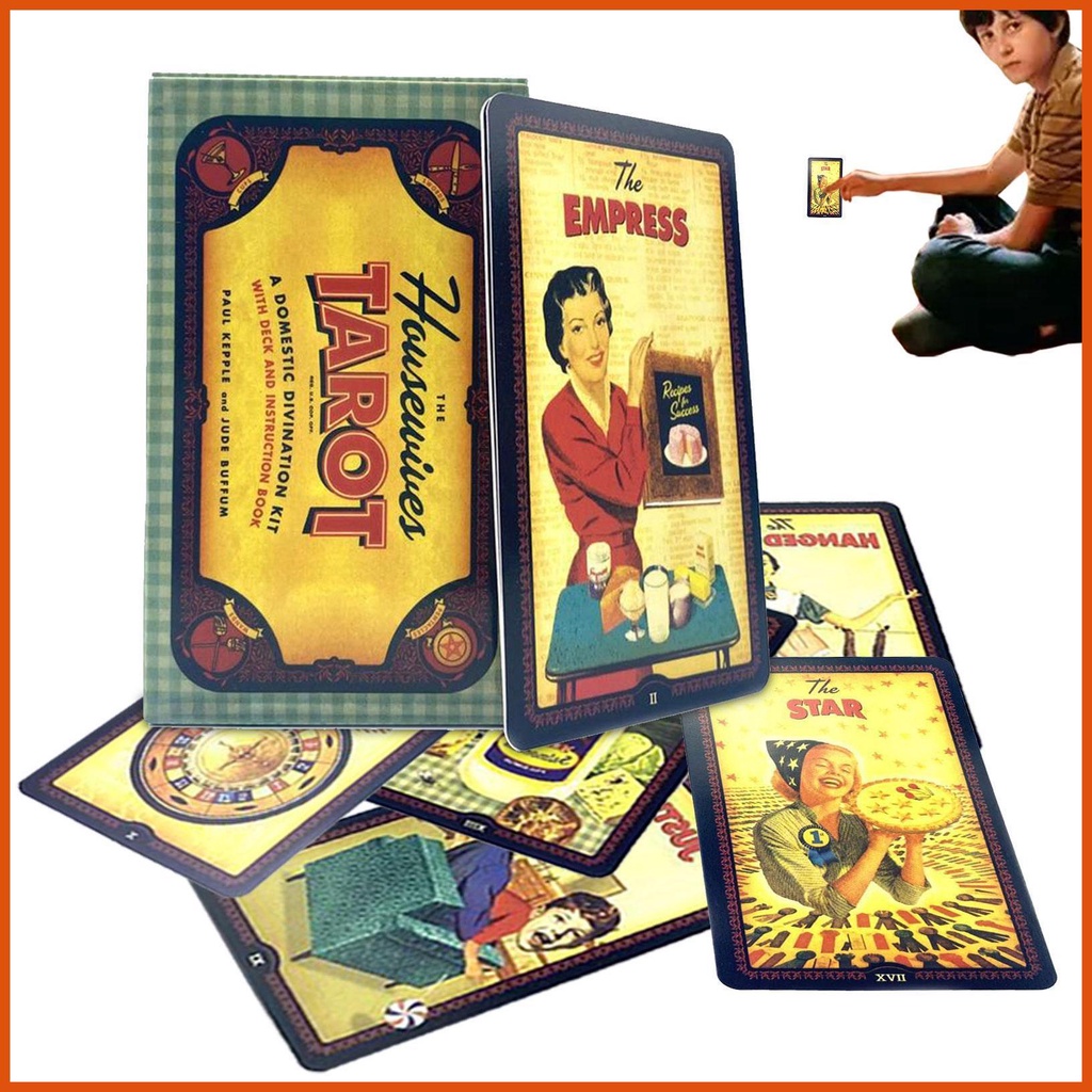Housewife Tarot Decks Housewife Tarot Game Cards Pocket Deck English ...