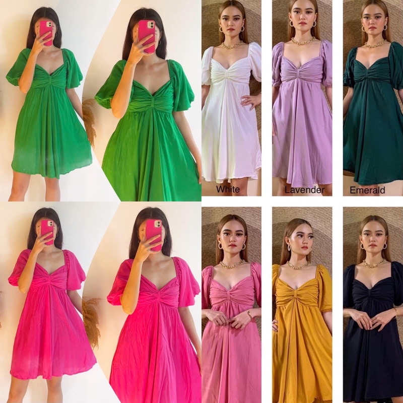 BELLA PUFF DRESS FOR WOMEN | Shopee Philippines