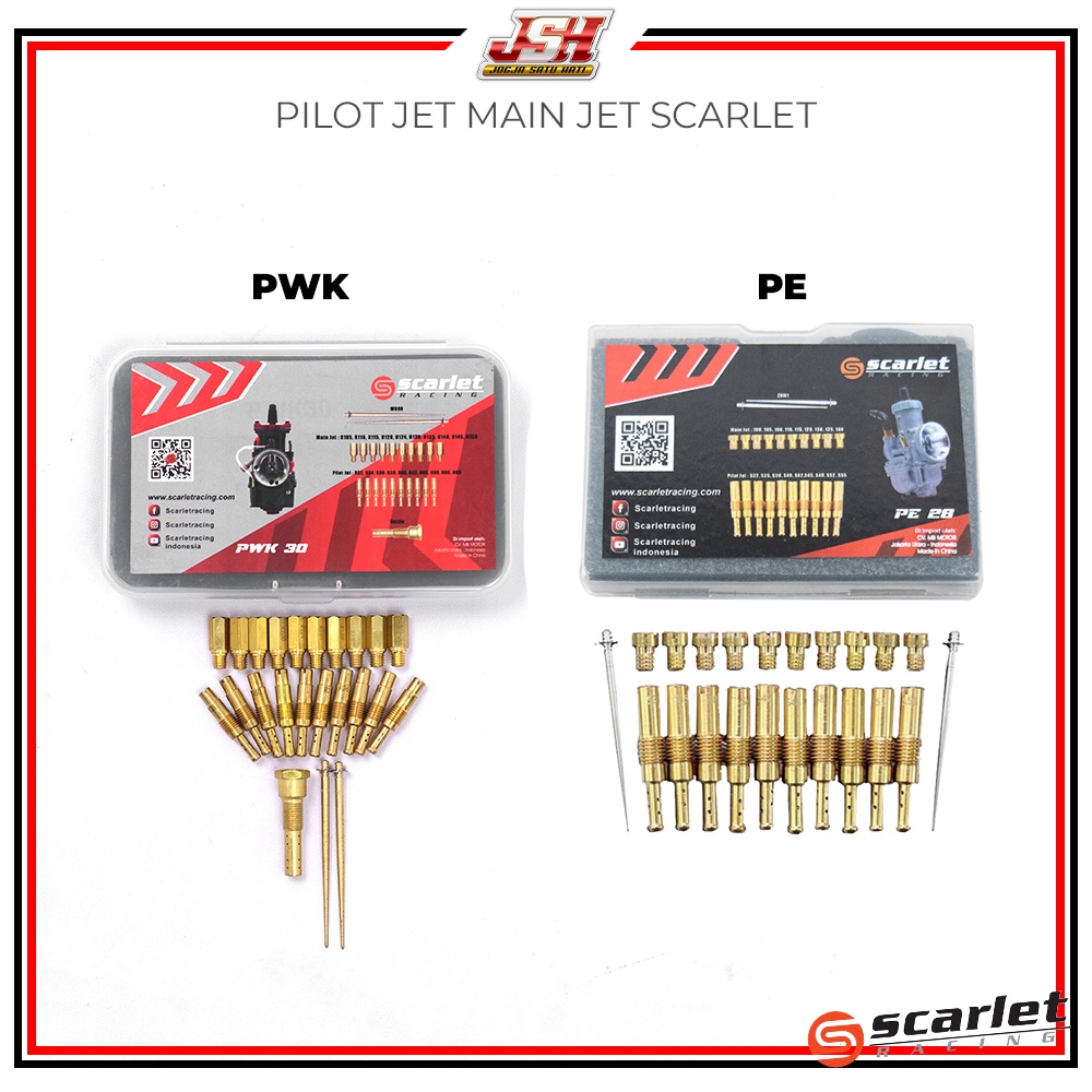 Pilot Jet PJ Main Jet MJ Set / Skep Needle Assy Set Carburetor ...