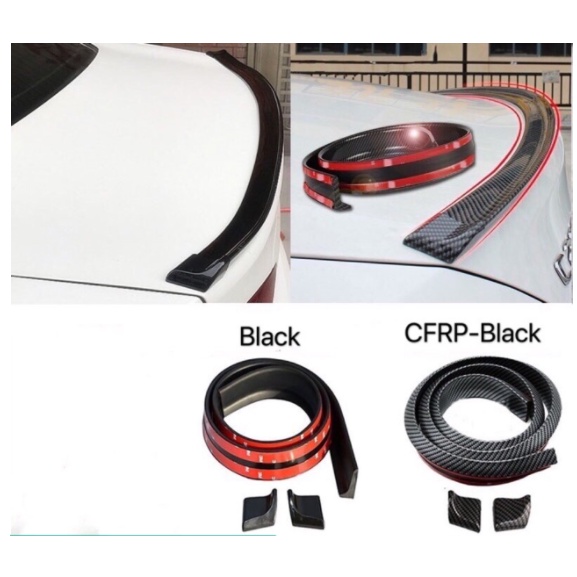 1.5M Samurai Universal Authentic Carbon Fiber/Rubber Duck Tail Rear ...