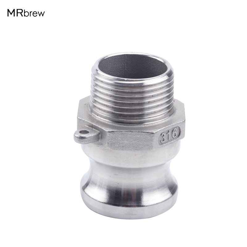 Stainless Steel 316 Camlock F-Type 3/4" thread Wrench type fast joint ...