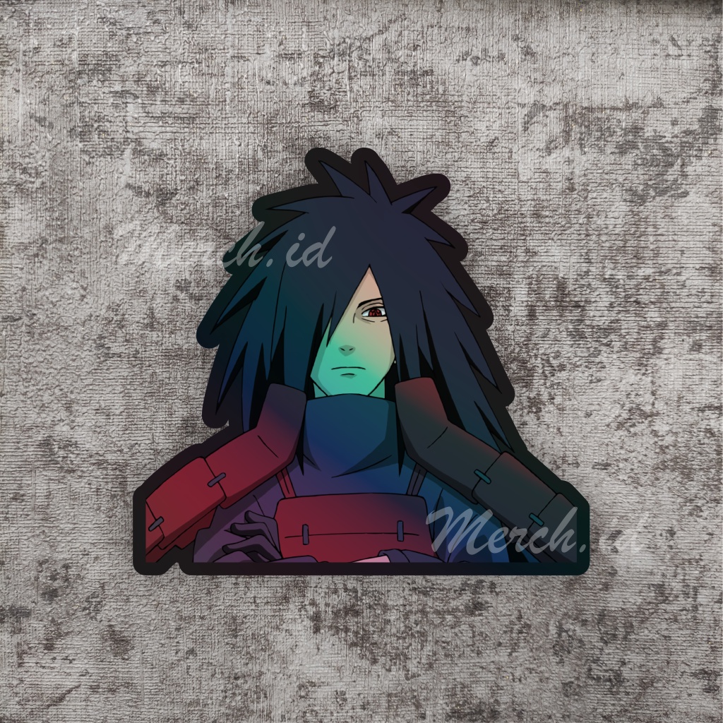 Madara naruto hologram anime Sticker | Shopee Philippines