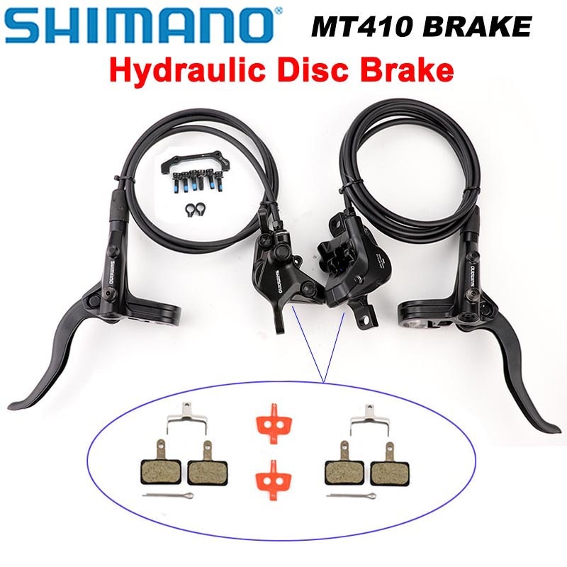 Shimano MT410 Brake 2 Pistons MTB Hydraulic Disc Brake Left Front Right ...