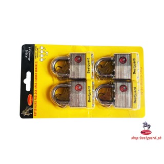 Bestguard A3052 A3053 Keyed Alike Padlock 4PCS (SHORT SHACKLE) 40mm ...