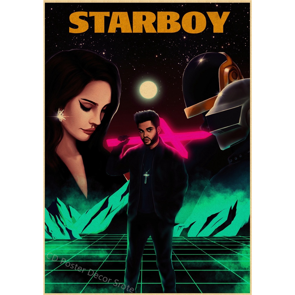 Rapper The Weeknd Poster After Hours Prints DIY Home Room Bar Cafe ...