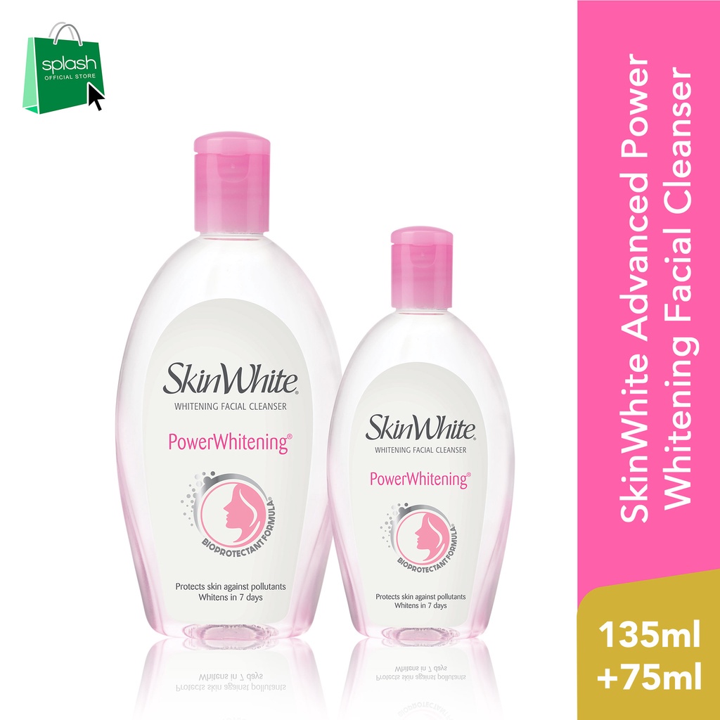 SkinWhite Advanced Power Whitening Facial Cleanser 135ml + 75ml ...