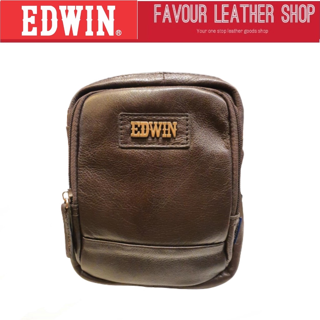 Edwin Leather Sling & Pouch Bag 2IN1 (EESB-38424) | Shopee Philippines