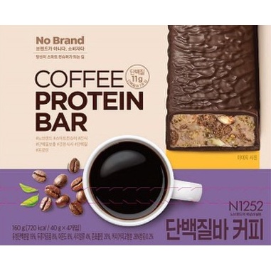 [NO BRAND] COFFEE PROTEIN BAR 40g*4ea Korean Exercise Climbing Golf ...