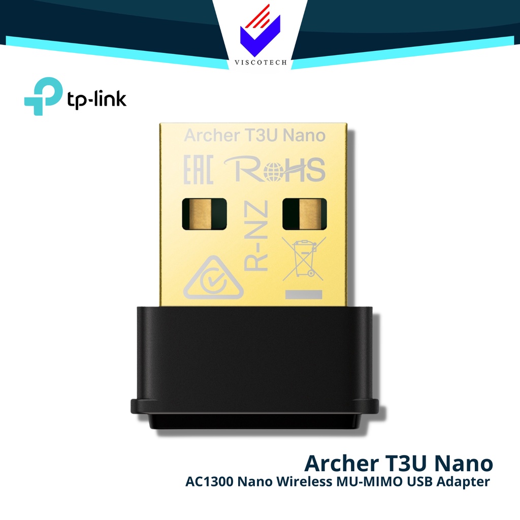TP-Link ARCHER T3U NANO AC1300 Nano Wireless MU-MIMO USB Adapter | Shopee Philippines