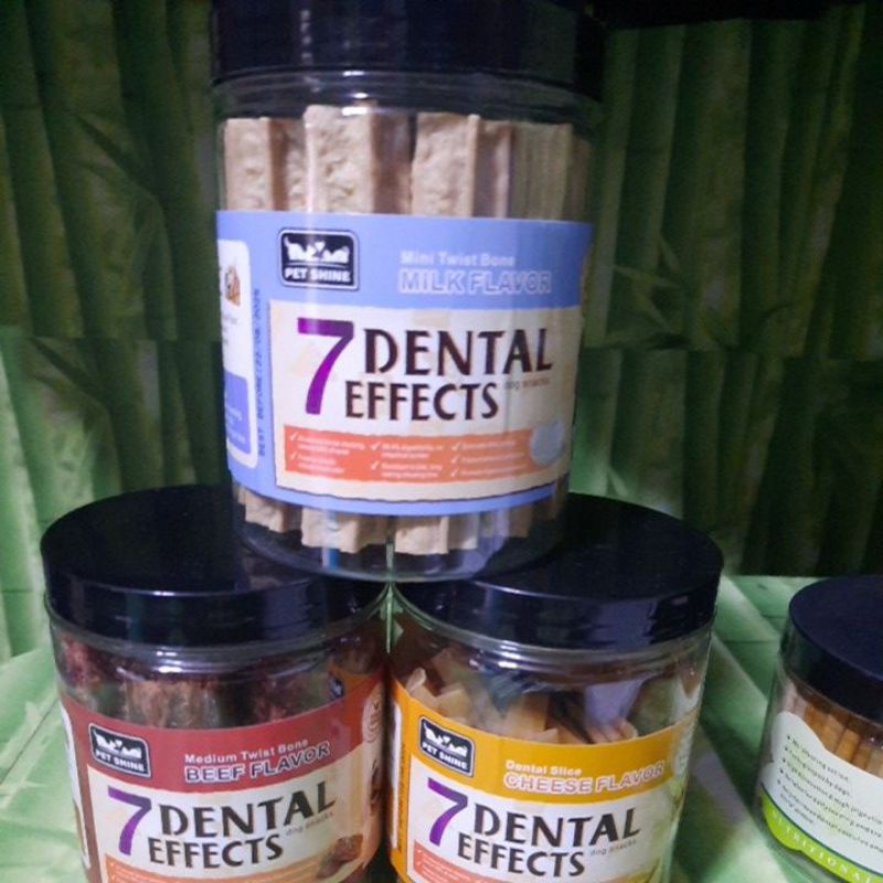 Pet Shine 7 Dental effects dog snacks 160g | Shopee Philippines
