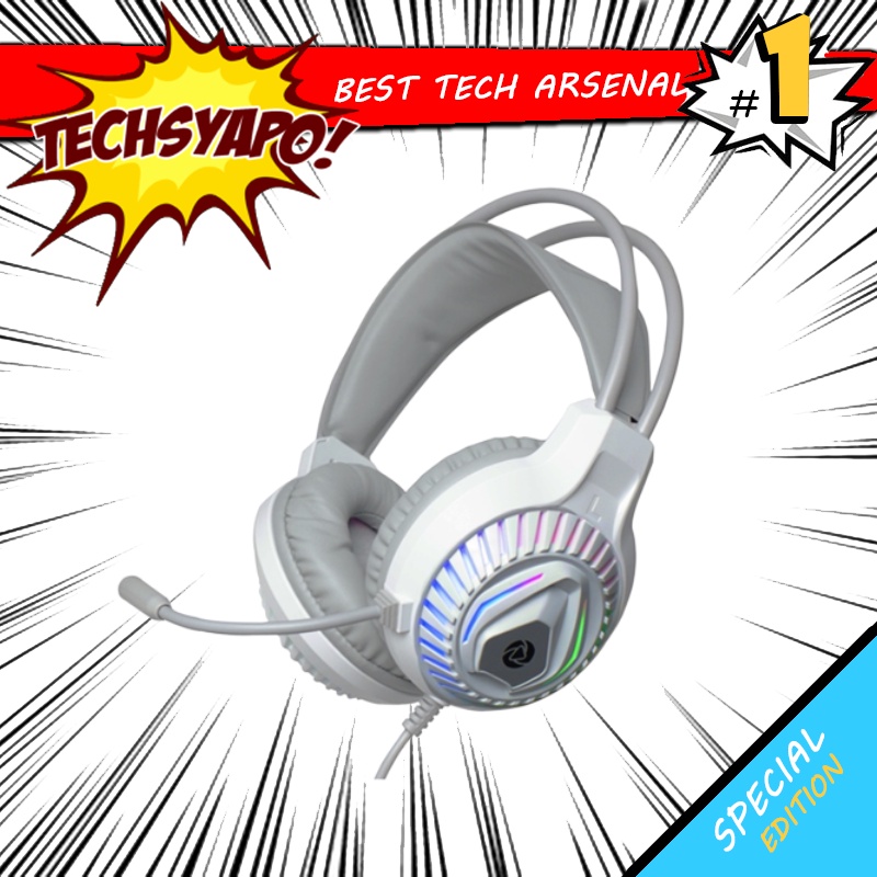 INPLAY H20 Gaming Headset RGB Light Noise Cancellation Wired Headphone With Mic For PC /Laptop ...