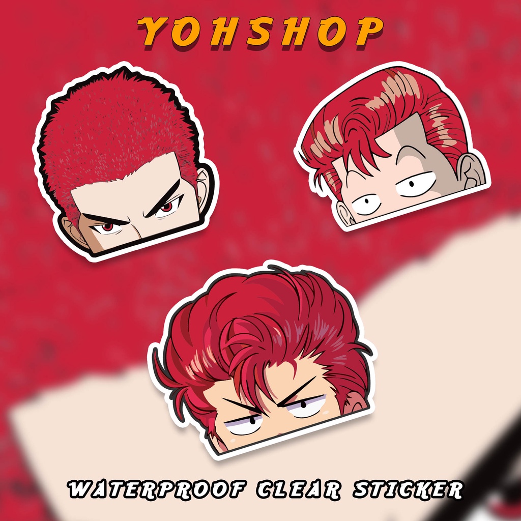 Hanamichi Sakuragi Sticker | Slamdunk Shohoku Anime Stickers ...
