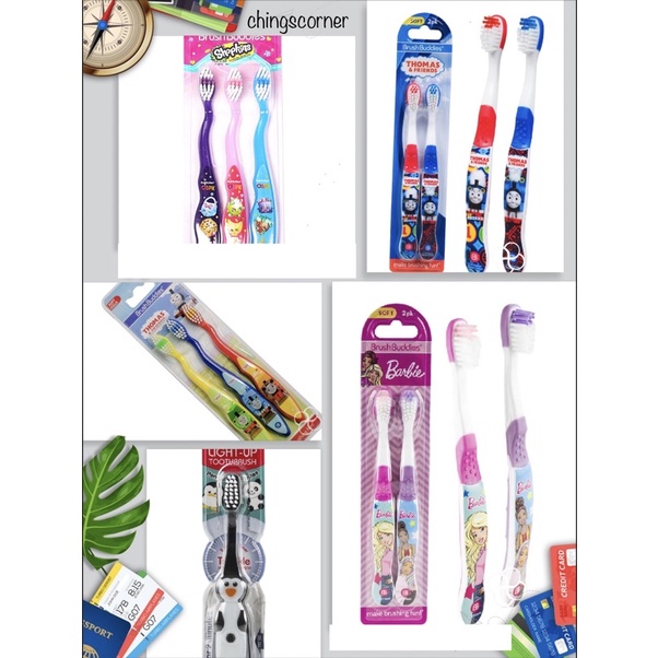 MANUAL BRUSH BUDDIES TOOTHBRUSH FOR KIDS, USA | Shopee Philippines