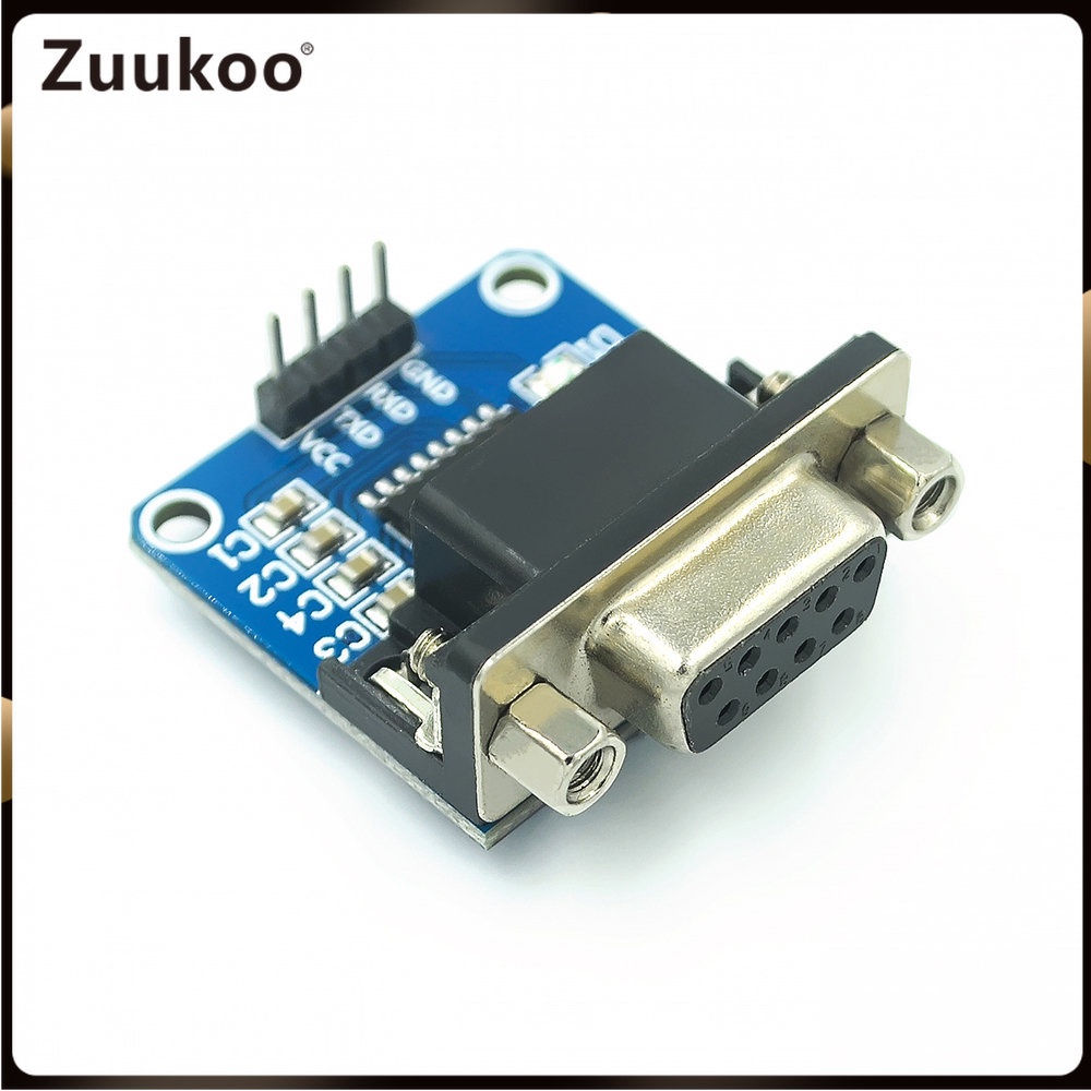 MAX3232 RS232 to TTL Serial Port Converter Module DB9 Connector MAX232 ...