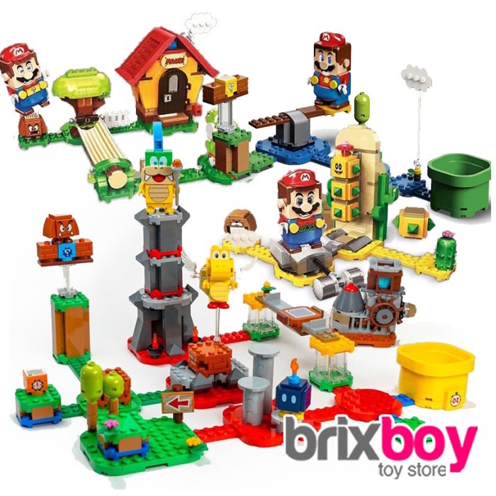 Mario Series Educational Brick Toy (Non-Electric) - Children's Gift ...