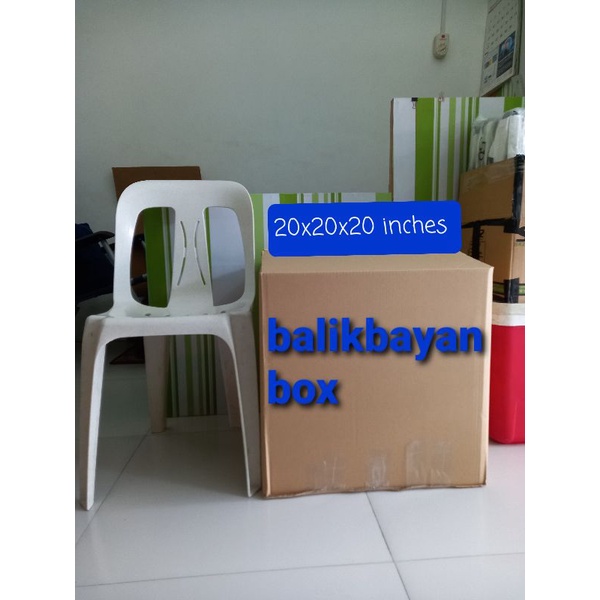 ( 5 PCS BOX) BALIKBAYAN BOX 20X20X20 INCHES | Shopee Philippines