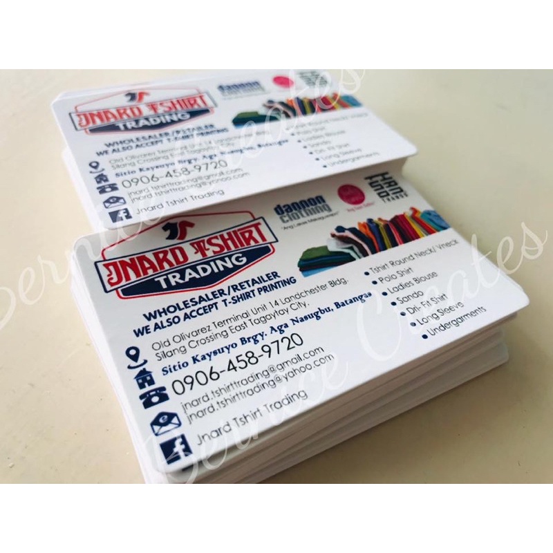 BUSINESS / CALLING CARDS in laser digital print | Shopee Philippines