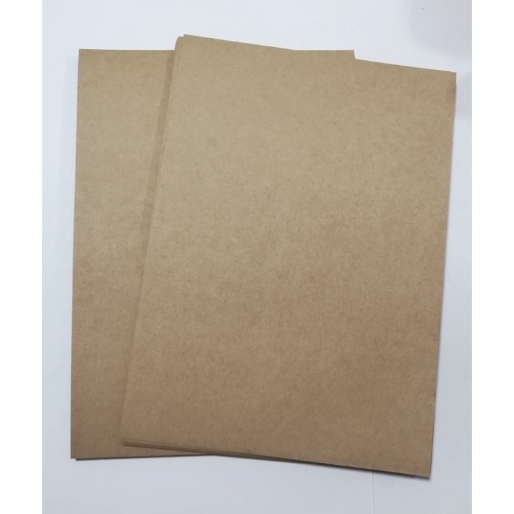 25pcs/50pcs/100 pcs A4 SIZE 185gsm / 115gsm Printable Kraft brown paper ...