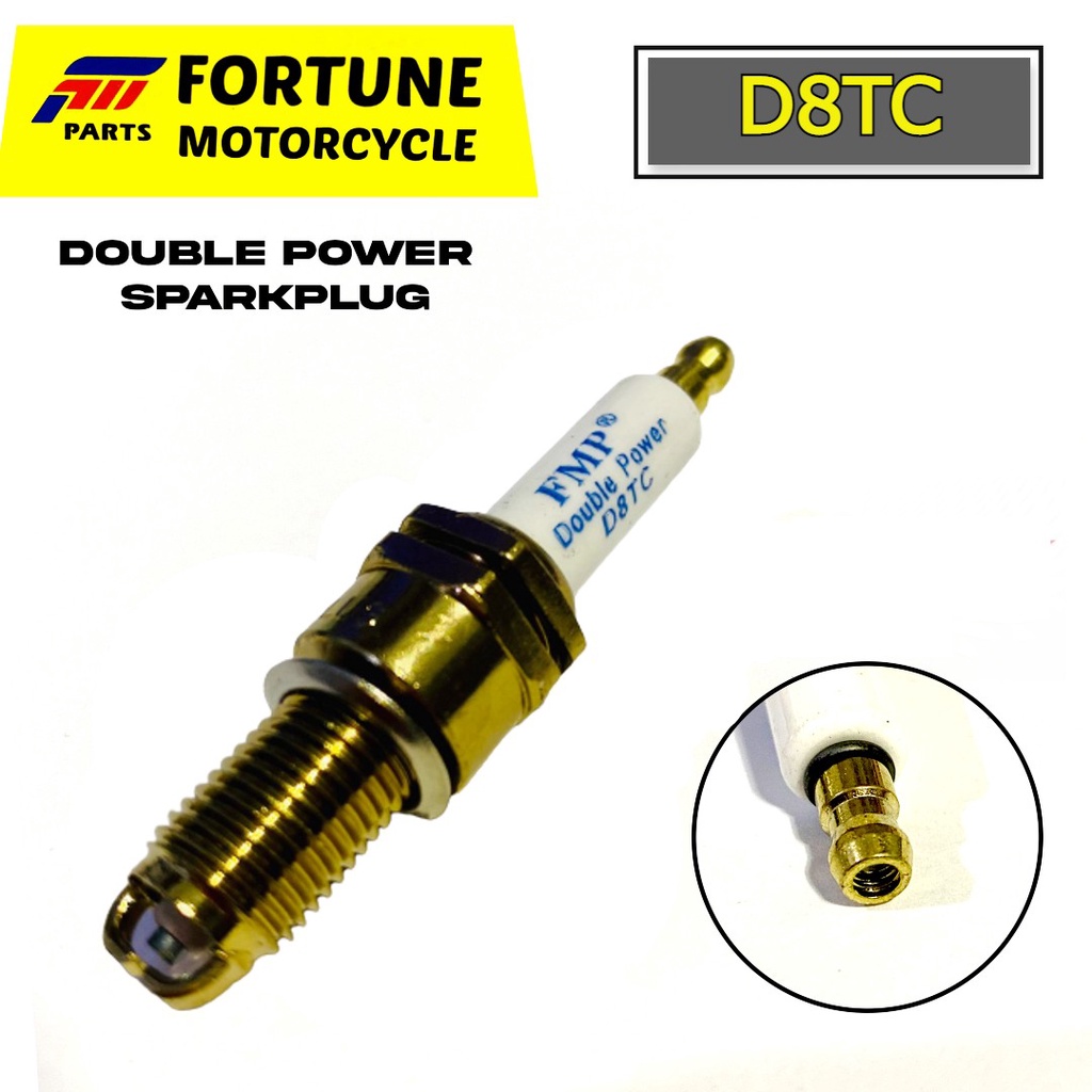 Rusi Chariot (4pcs-d8tc) GENUINE FMP DOUBLE POWER TWIN ELECTRODE SPARK ...