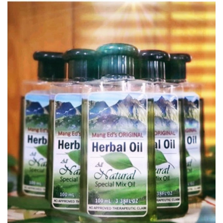 Mang Ed's ORIGINAL Herbal Oil (5's X 100mL) | Shopee Philippines