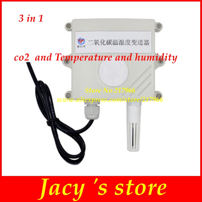 modbus RS485 3 in 1 CO2 sensor module CO2 Transmitter Carbon dioxide ...