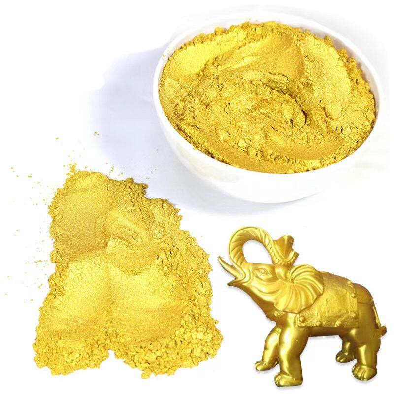 50g High Quality Mica Gold powder Pigment for DIY decoration Paint ...